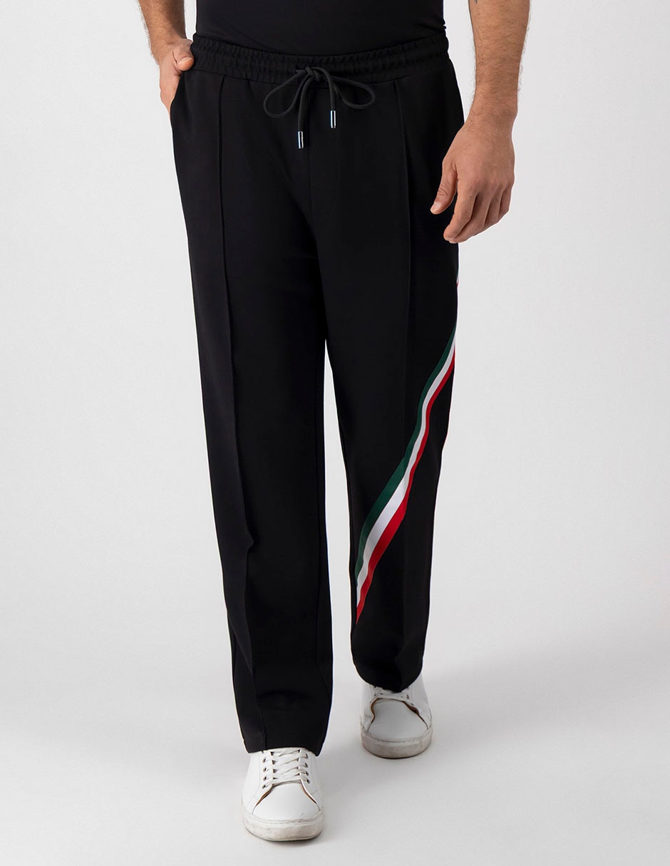 Pantalón Casual Regular Regular Calderoni De Poliéster, Viscosa Y ...