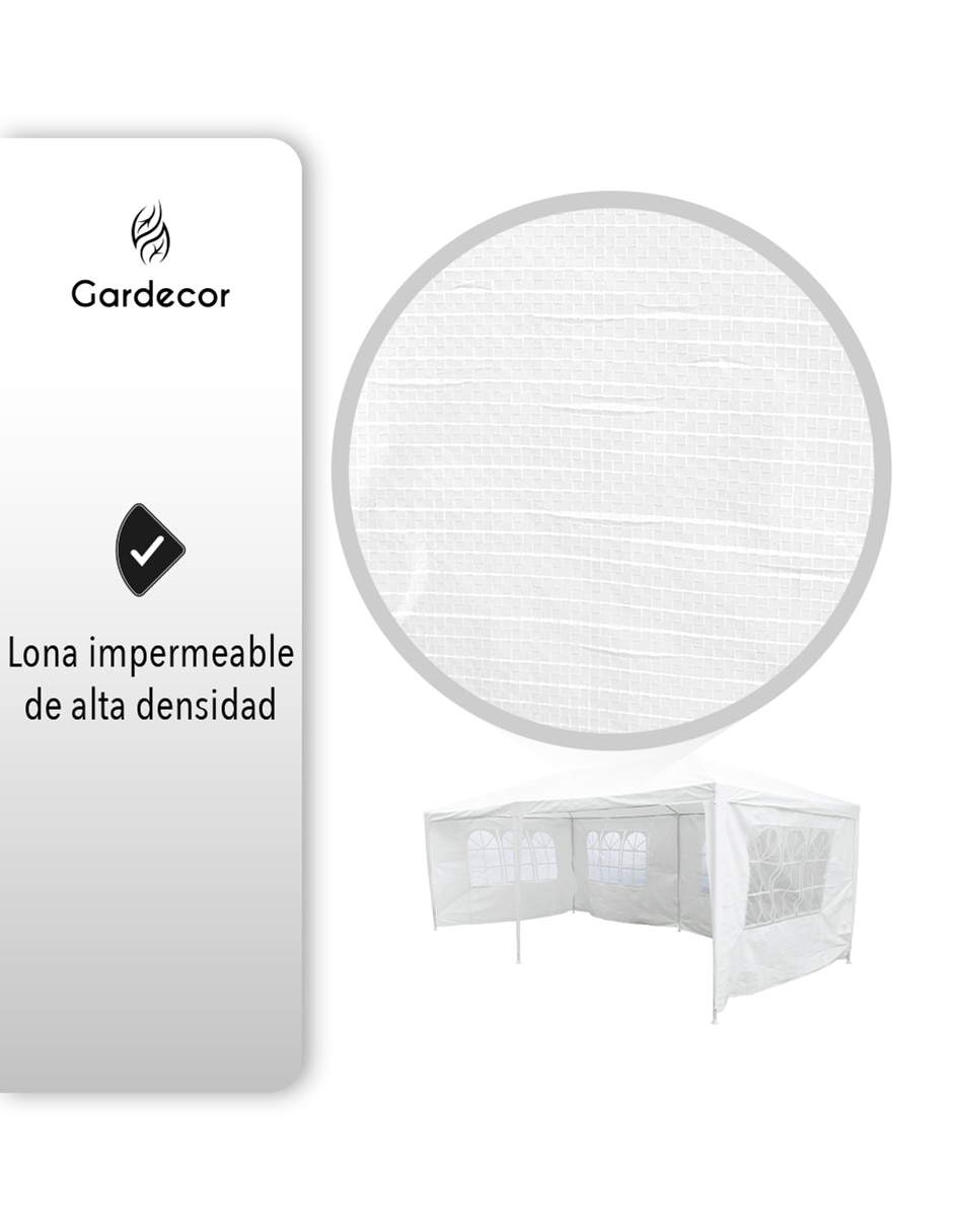 Carpa Gardecor ancho 600 cm x largo 300 cm 6