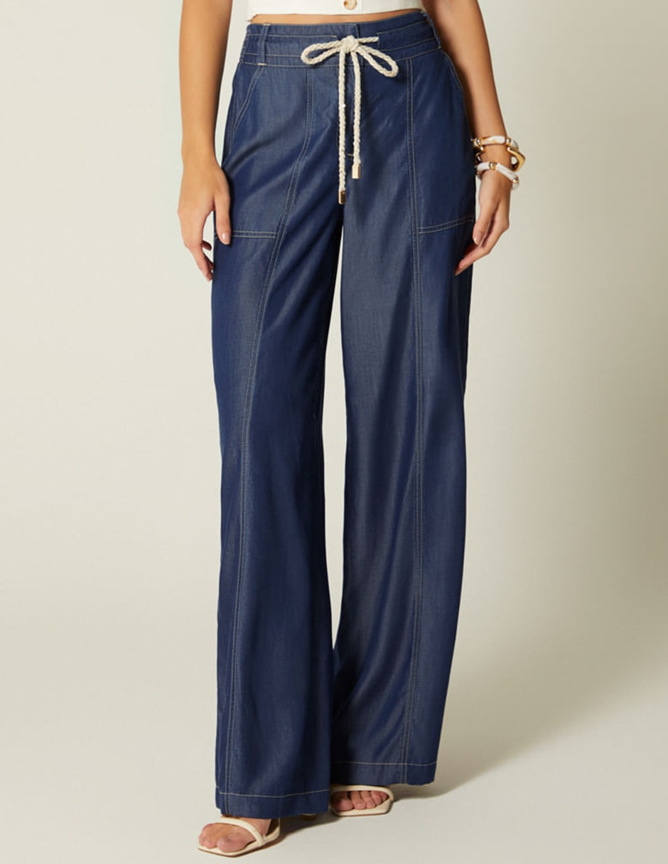 Jeans palazzo Studio F para mujer